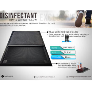 Disinfectant Mat | Footwear Sanitizing Mats | Wiping Shoe Mats